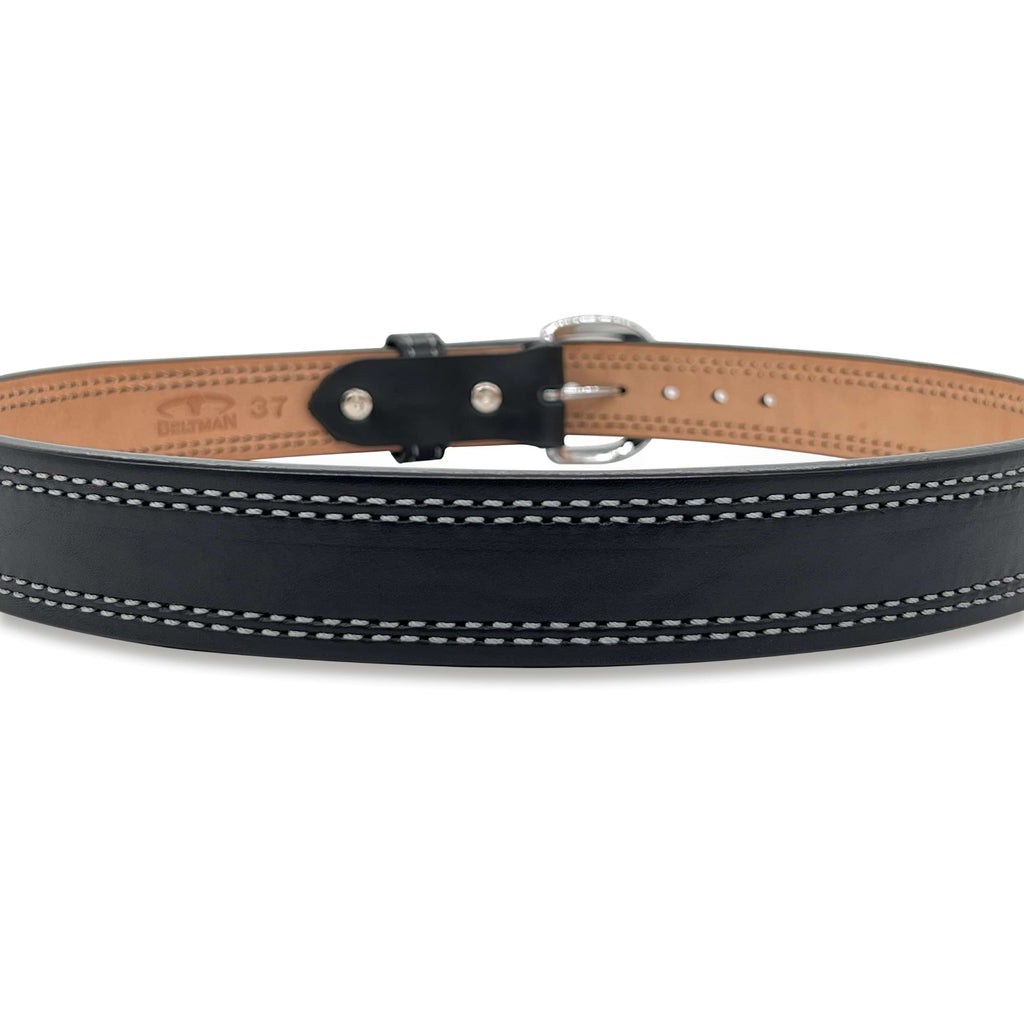 DOUBLE STITCHED, QUICK SHIP Dual-Layer Bullhide Gun Belt - Beltman