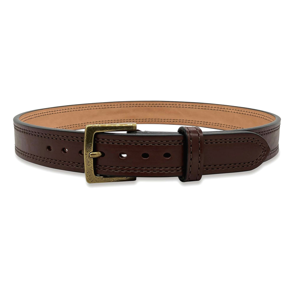 DOUBLE STITCHED, QUICK SHIP Dual-Layer Bullhide Gun Belt - Beltman